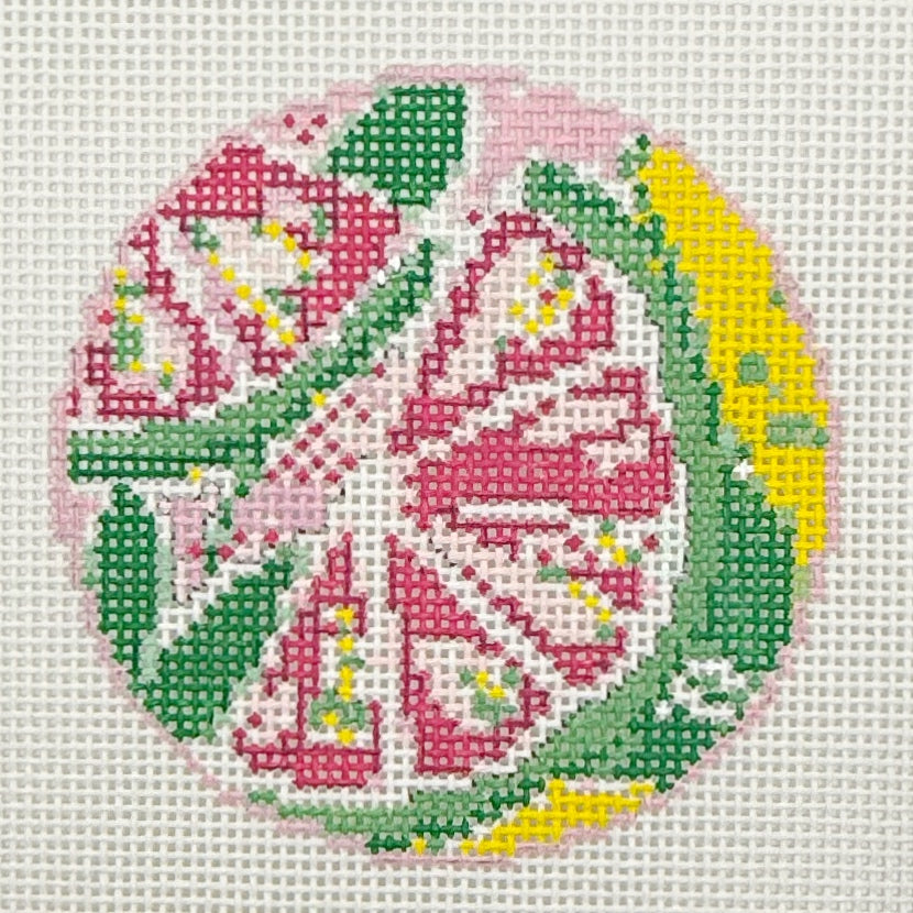 Lemonade Round - BW2296NBL – Blue Waters Needlepoint