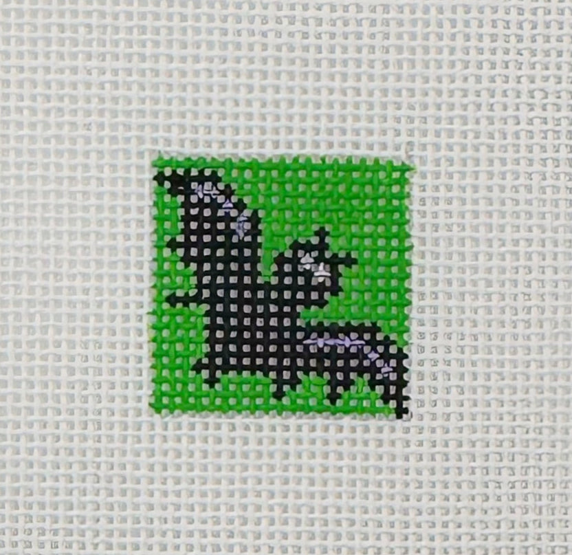Bat 1 Inch Square - BW525 – Blue Waters Needlepoint